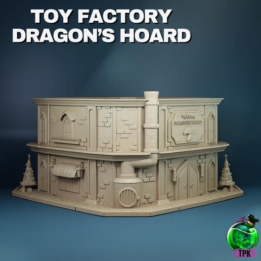 3D file Dragon's Hoard - Toy Factory 🧑‍🏭 ・3D printer design to download ...