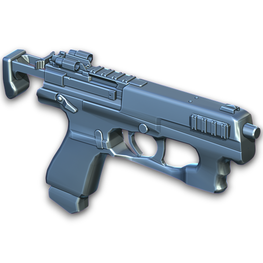 OBJ file gold pdw 🔫 ・3D printable model to download・Cults