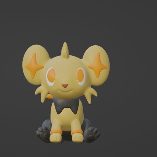 🐉 Shinx Pokemon・Free STL File for 3D printing・Cults