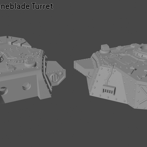 🪖 Eos-Pattern Super Heavy Turret・ 3D File for ・Cults