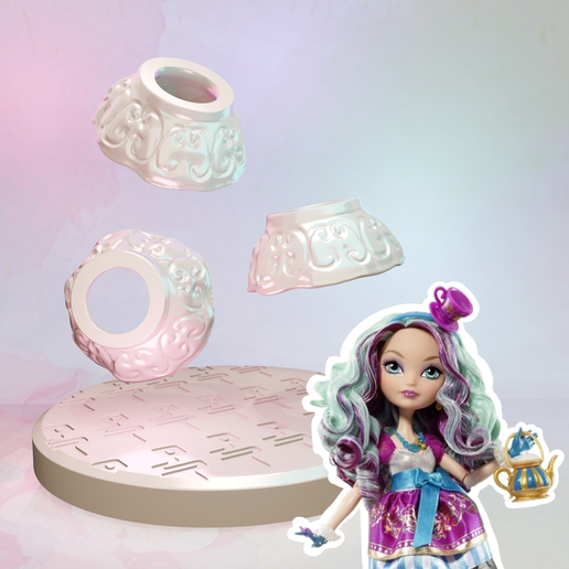 👸 Ever After High First Chapter/Basic Madeline Hatter doll bracelets ...