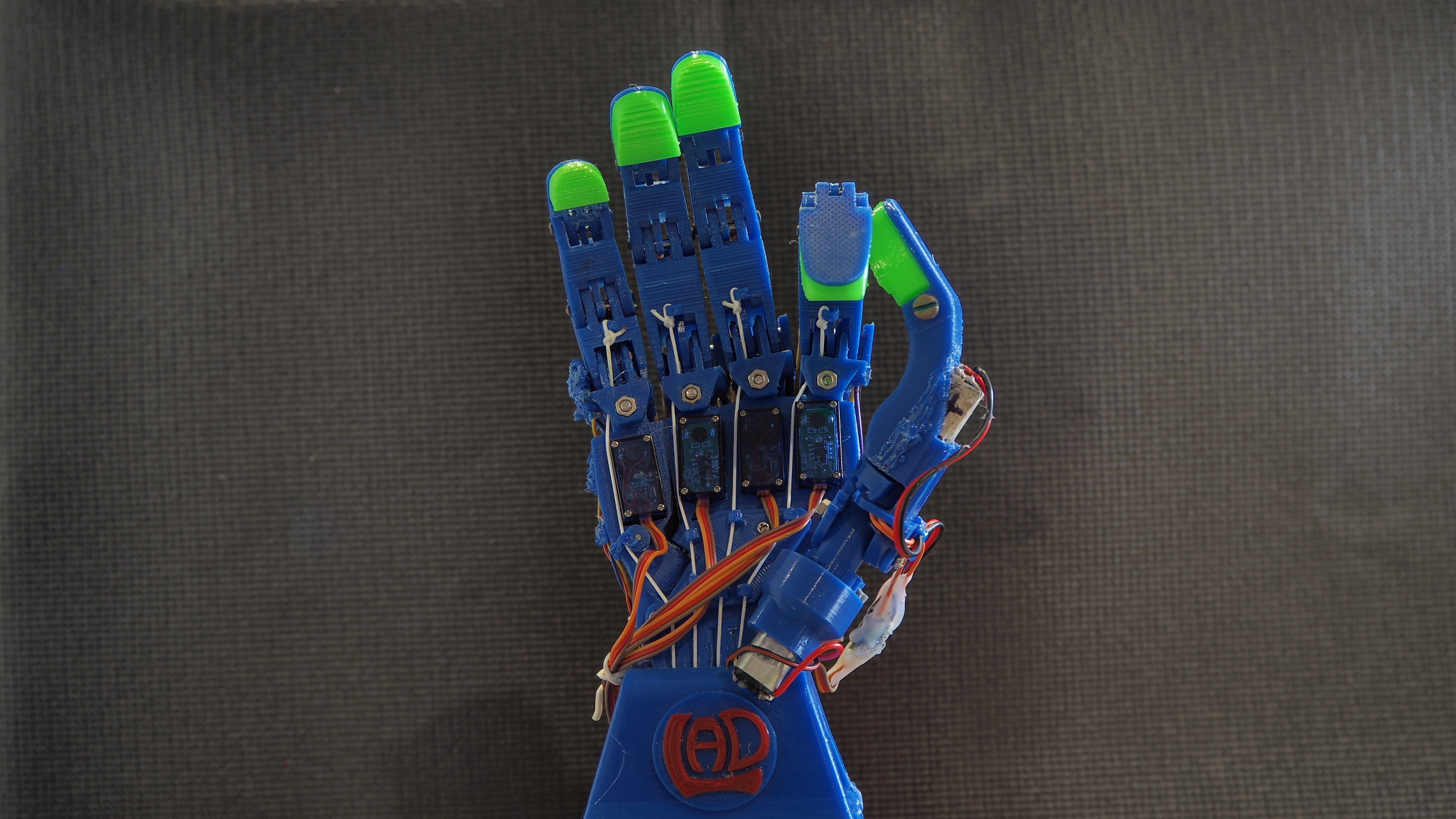 3D file LAD ROBOTIC HAND, COMPLETE KIT (ARDUINO CODE AND INSTRUCTIONS ...