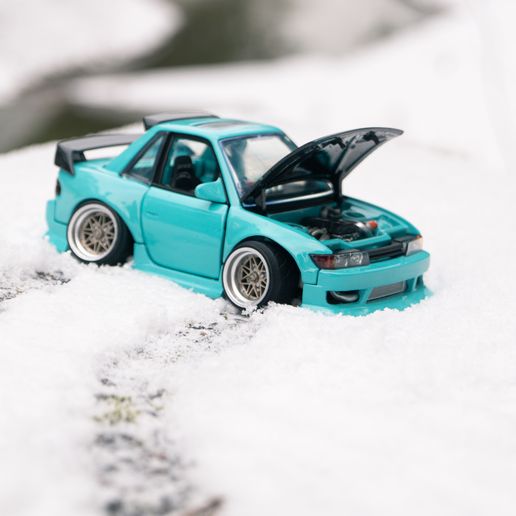 🚗 Nissan Silvia S13 Tooned model kit・3D Print with the Elegoo Saturn 3 ...