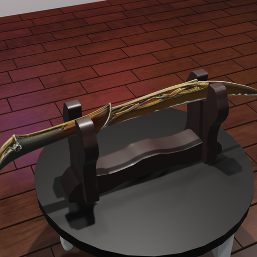 STL file Tauriel Elf Daggers Lord of the rings with stand 🧝 ・Template ...