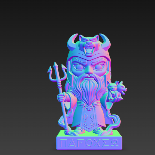 👾 chibi Hades・ STL File for 3D printing・Cults