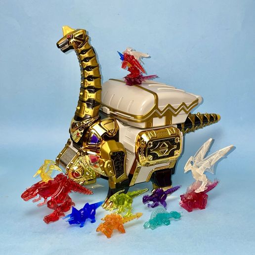STL file Mini Killer Abaren-Oh/Dino Rage Megazord Formation from Dino ...