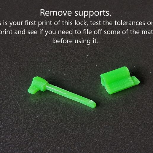 🔒 PermaLock・Free STL File for 3D printing・Cults