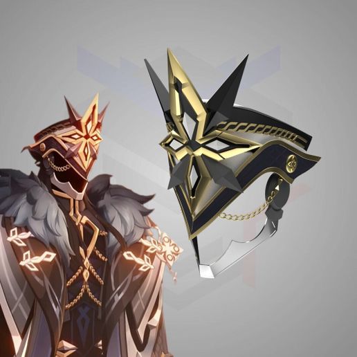 🪖 Il Capitano's Helmet - Genshin Impact・ 3D File for 3D printing・Cults