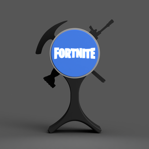 STL file Fortnite Headset Stand with LED Lights 🎮 ・3D print object to ...