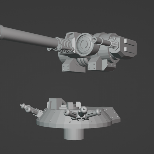 ⚔ ZSL-92 APC Turret for Chimera IFV・Free 3D File for ・Cults