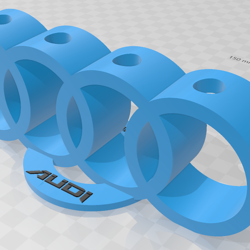 STL file AUDI LOGO PEN HOLDER 🚗 ・3D printable model to download・Cults