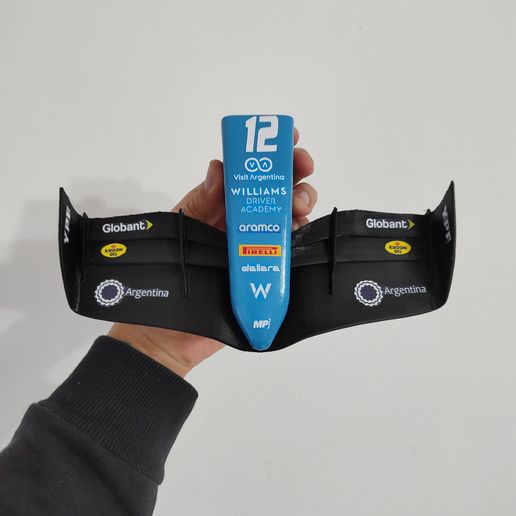 🪶 Franco Colapinto F2 - Front Wing 2024・ 3D File for 3D printing・Cults