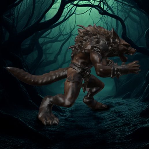 🎨 Warewolf -D&D-Fan Art・Free STL File for 3D printing・Cults