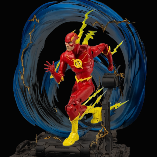 🚶 Flash Cosmic Treadmill Diorama・ STL File for 3D printing・Cults