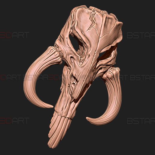 💀 Mythosaur Skull High Quality - Mandalorian Starwars Movie・ 3D File ...
