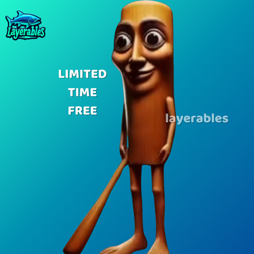 👾 Tung Tung Sahur – Viral Meme 3D Print Model (Brainrot Style ...