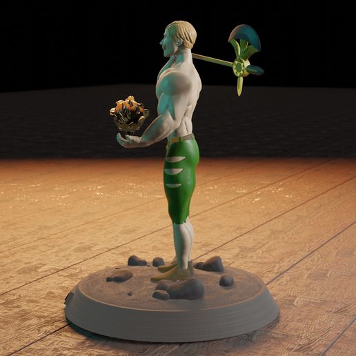 🦁 ESCANOR・ STL File for ・Cults