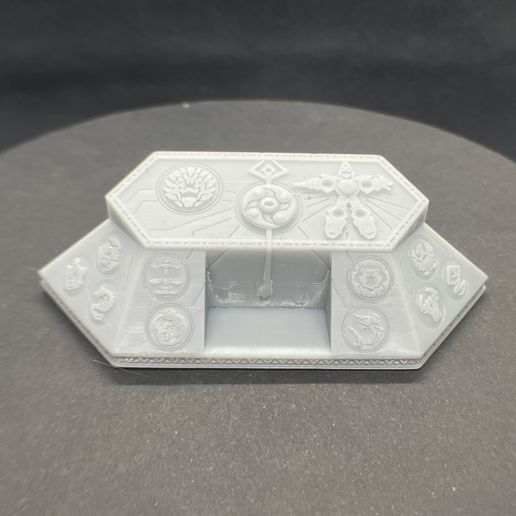 🔣 Altar of Zordnia from Cosmic Fury with Kyuranger Symbols・ STL File ...