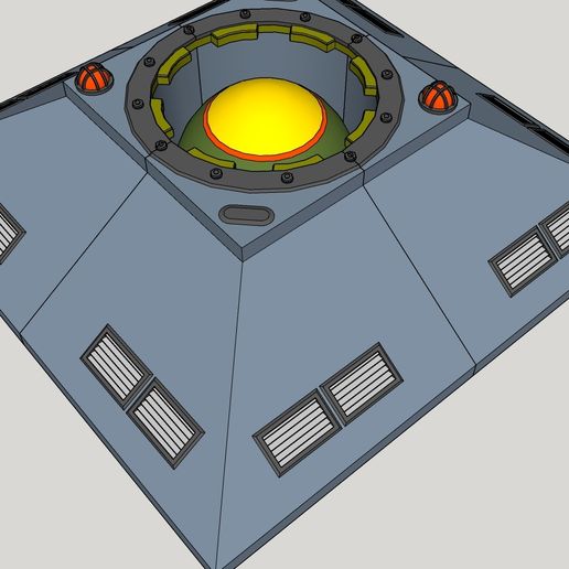 🎲 PLANETARY DEFENCE MISSILE SILO・Free 3D File for ・Cults
