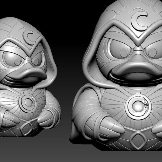 🦆 Rubber Duck - Moon Knight model - 3d print・ 3D File for 3D printing・Cults