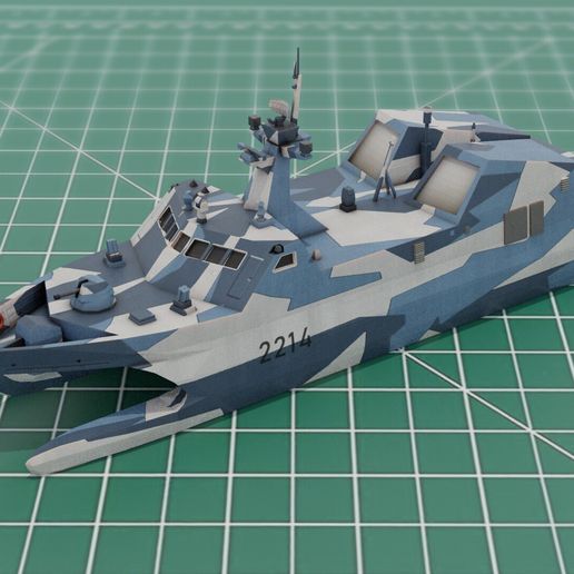 🛥️ Type 022 Houbei Class Fast Attack Craft Chinese Navy・ 3MF File for ...
