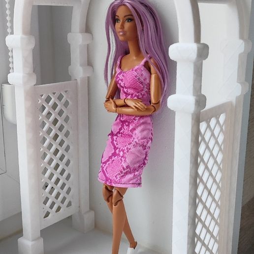 💒 Doll furniture: wedding arch, swing for dolls, 1/6・ STL File for 3D ...