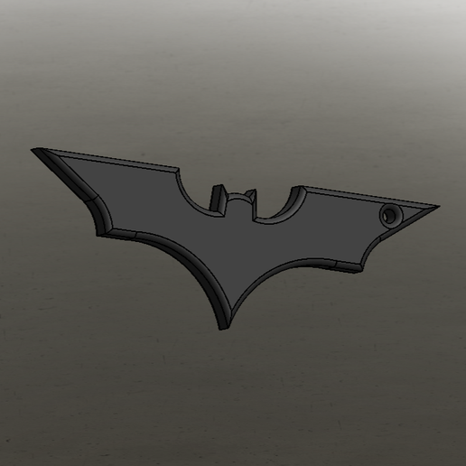 STL file BATMAN Keychain 🗝️ ・3D printable design to download・Cults