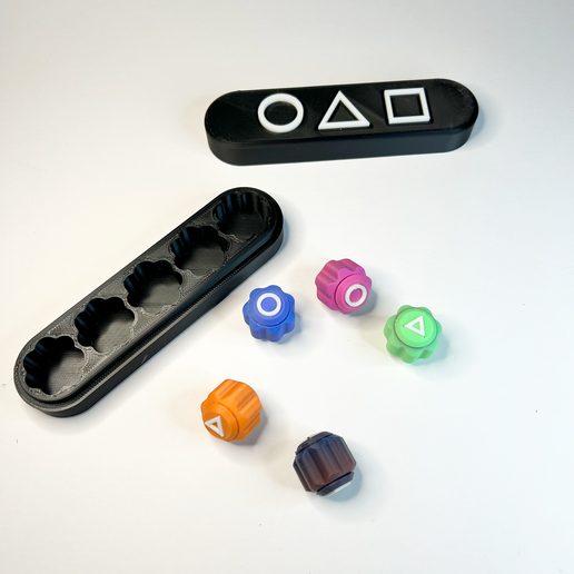 🦑 Squid Games Style Gonngi Game・ STL File for 3D printing・Cults