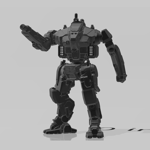 🪖 American Mecha Hitman 30FF variant・Free 3D File for 3D printing・Cults
