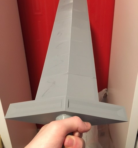 🗡️ Big Sword Full Size Prop・Free STL File for 3D printing・Cults