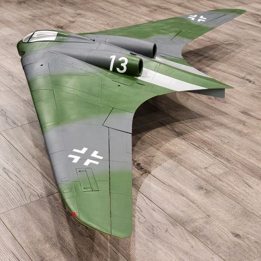 🛩️ 1/10 SCALE HORTEN IX HO-229 RC MODEL JET・ 3D File for ・Cults