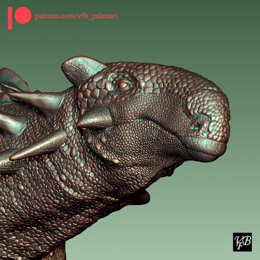 🗿 Hylaeosaurus armatus・ 3D File for 3D printing・Cults