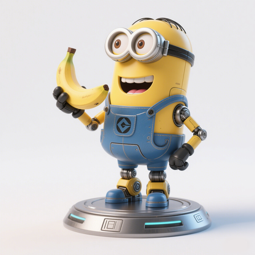 🤖 Robot Sculpture Mech Sculpture Minions・ STL File for 3D printing・Cults