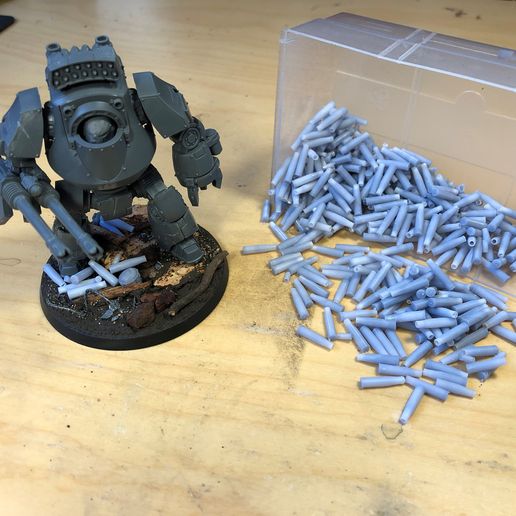 STL file Autocannon & Bolter shell casings for basing 🐚 ・3D print ...