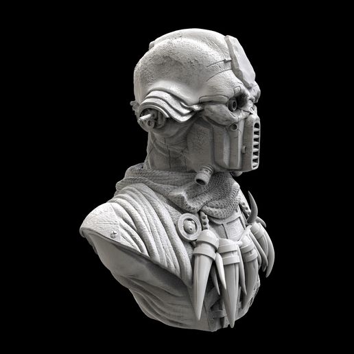 ⭐ Star Wars Tognath "Two Tubes" Bust・ 3D File for 3D printing・Cults