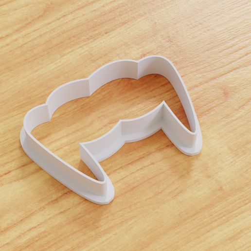 STL file Fangs Cookie Cutter (Multiple Sizes Available) 🍪 ・3D print ...