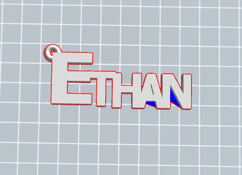 🗝️ Ethan Keychain・ STL File for ・Cults