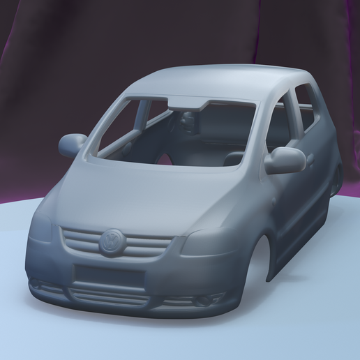 🚗 VOLKSWAGEN FOX 2005 (1/24) printable car body・ STL File for ・Cults
