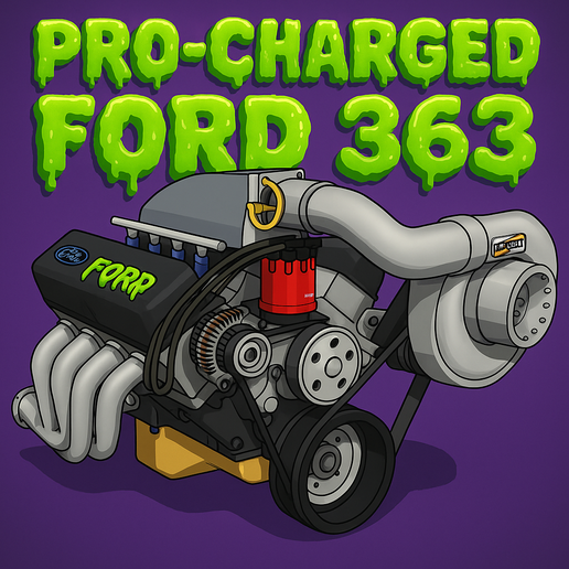 🚙 Pro Charged Ford 363・Fichier 3MF pour Impression 3D・Cults