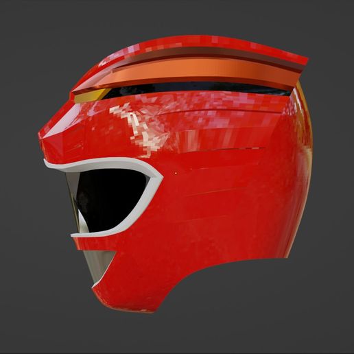 🪖 Power Rangers Wild Force Gaoranger helmet 3D print model・ STL File ...