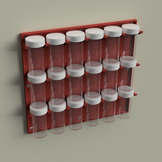Free 3D file Pill Bottle parts storage rack 💊 ・Model to download and 3D ...