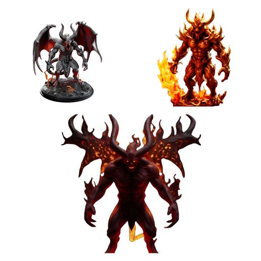 3D file Infernal Demon Lord Collectible Figure Series 🦸 ・Template to ...
