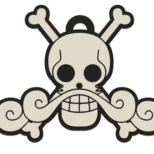 免费 STL 文件 Goal D Roger Jolly Roger Key Chain 🥅 ・可下载 3D 打印机模型・Cults