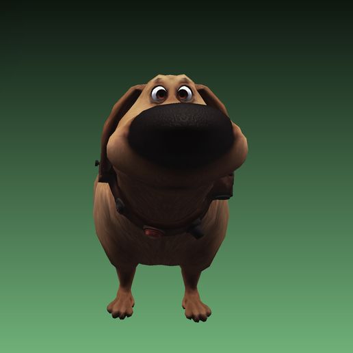 OBJ file Dug | Disney’s Up 🎈 ・3D print design to download・Cults