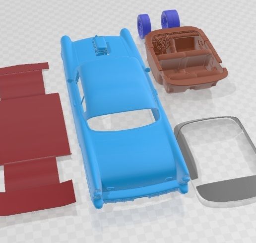 🚗 Buick Roadmaster 1957 Custom Printable Car・ 3D File for 3D printing・Cults