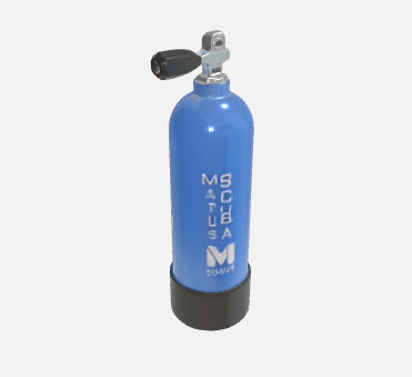 🪖 Scuba Tank Model・ OBJ File for 3D printing・Cults