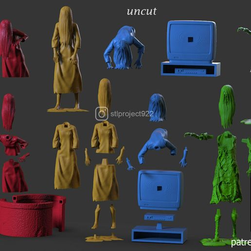 🗿 Sadako・ 3D File for ・Cults