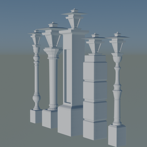🔦 Classic Street Lamp Post Design 3D・ STL File for 3D printing・Cults