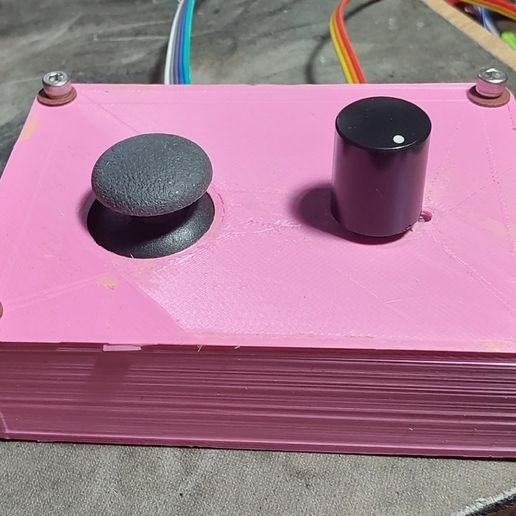 🕹️ Combo KY-023 Joystick and 5/16" potentiometer box・ STL File for ・Cults