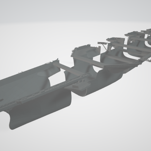 ️ USS Dwight D. Eisenhower CVN-69 Aircraft Carrier 1/350 RC Conversion ...
